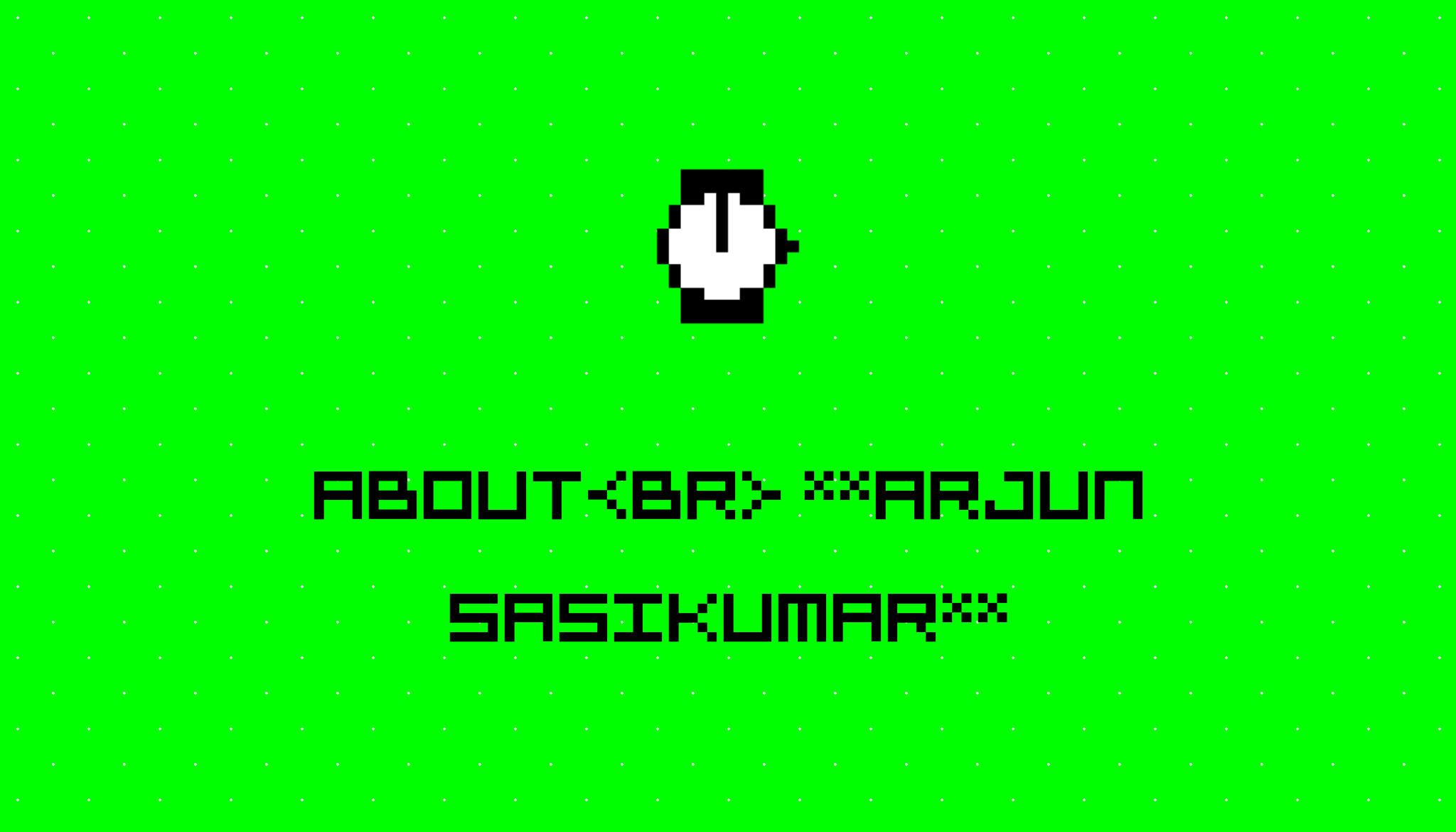 About Arjun Sasikumar on HackerNoon